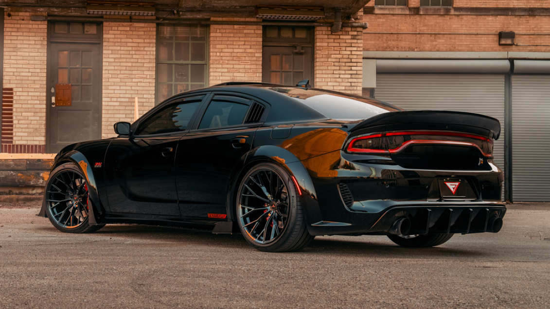 2023 Dodge Charger SRT Widebody on 22" Ferrada Wheels F8-FR9 Obsidian ...