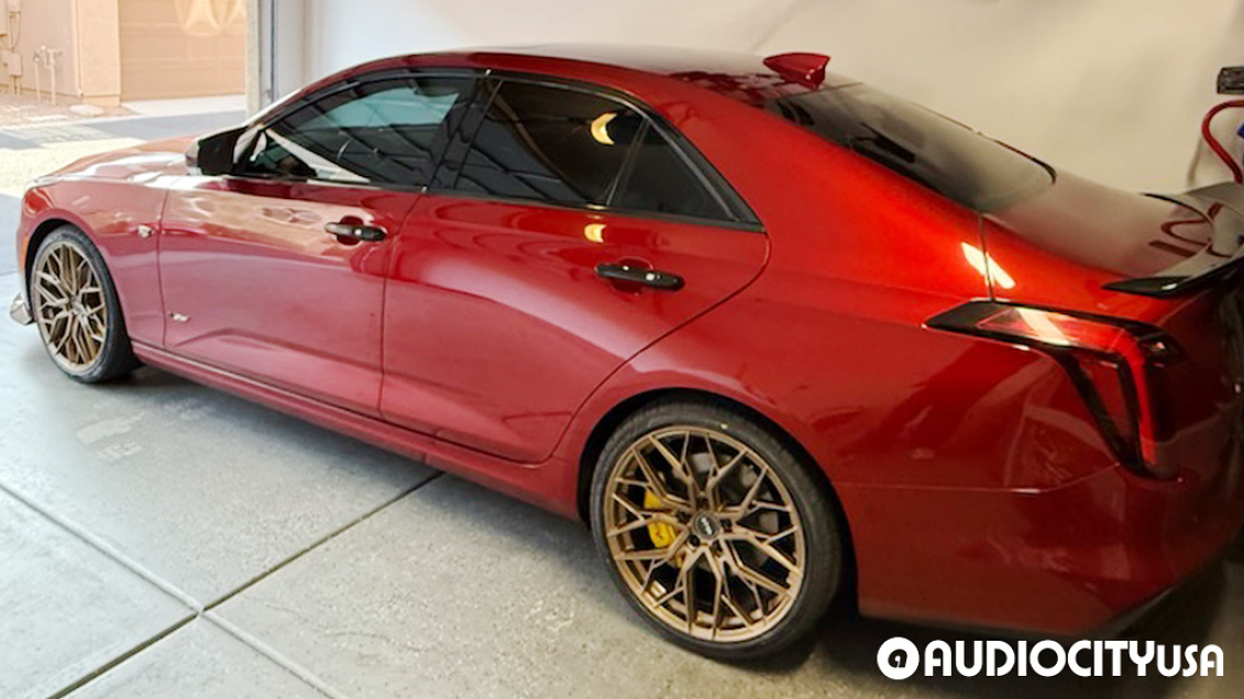 2021 Cadillac CT4 on 19" F1R Wheels FS3 Matte Bronze | Gallery ...