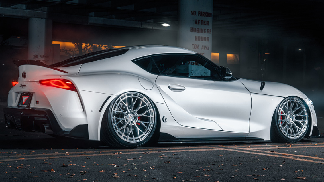2020 Toyota Supra on 20" Ferrada Wheels F8-FR12 Machined Silver ...