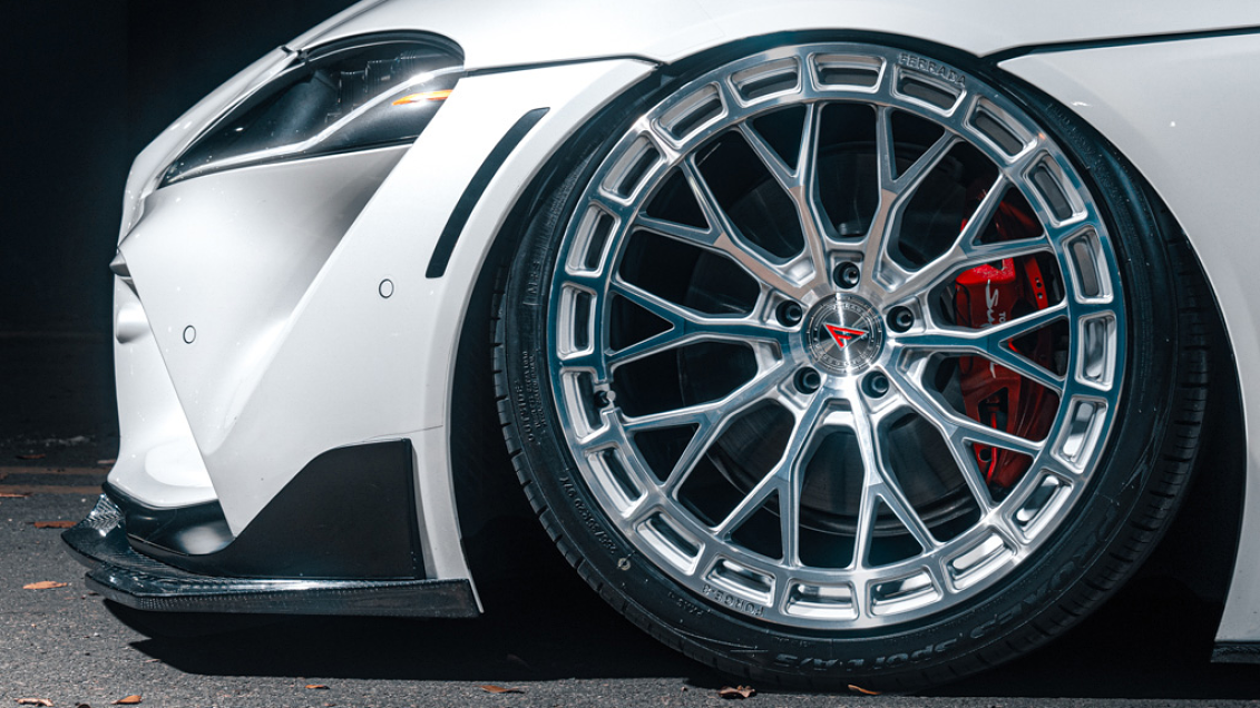 2020 Toyota Supra on 20" Ferrada Wheels F8-FR12 Machined Silver ...
