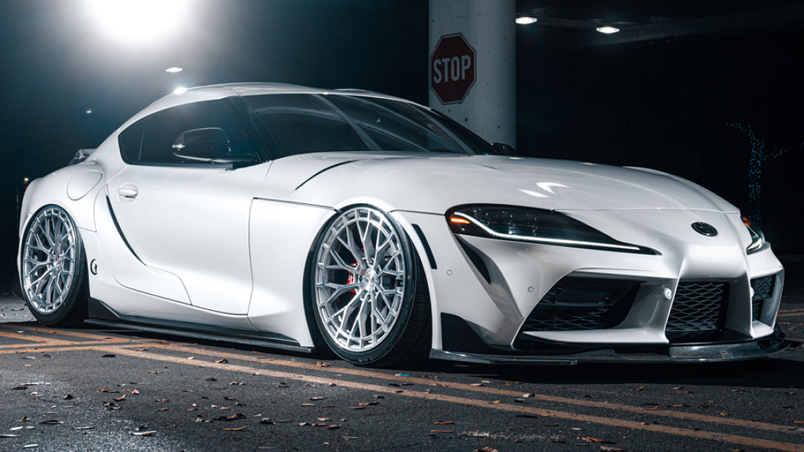 2020 Toyota Supra on 20" Ferrada Wheels F8-FR12 Machined Silver ...