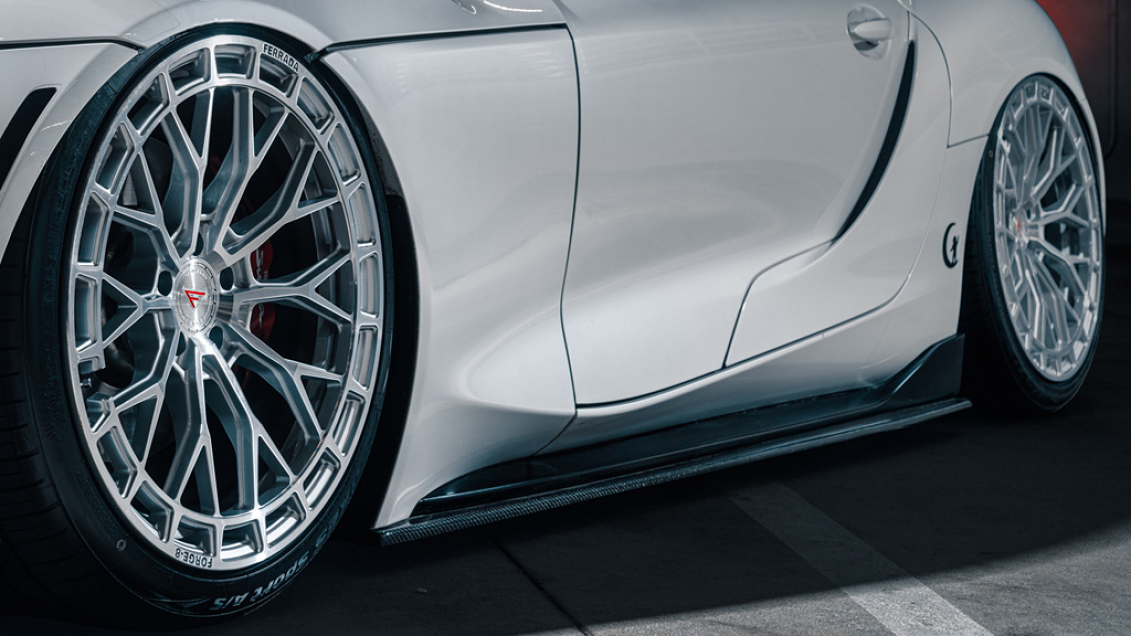 2020 Toyota Supra on 20" Ferrada Wheels F8-FR12 Machined Silver ...