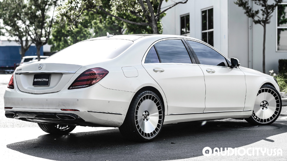 2018 Mercedes-Benz S-Class on 22" Road Force Wheels RF30 Gloss Black ...