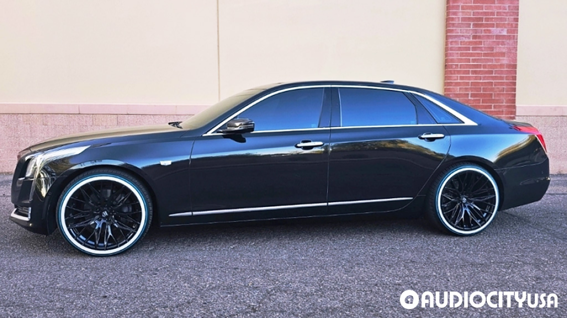 2016 Cadillac CT6 on 20" Lexani Wheels Aries Gloss Black | Gallery ...