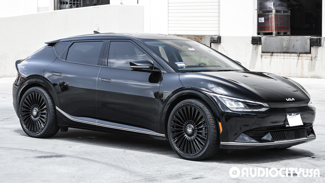 2023 KIA EV6 on 22" Gianna Wheels Lusso Gloss Black | Gallery ...