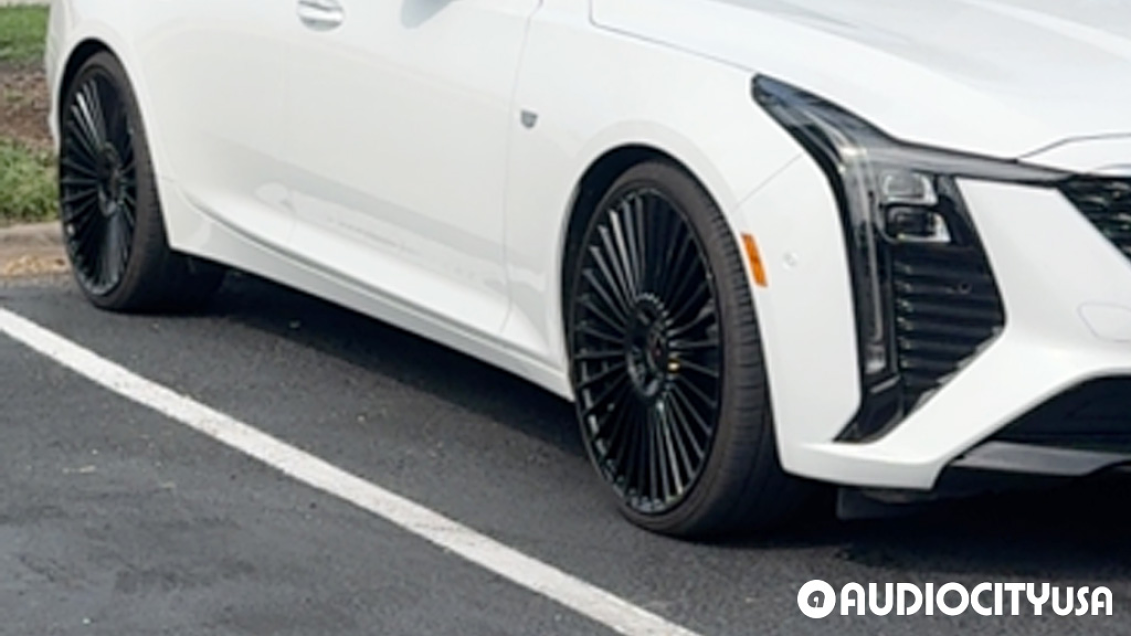 2025 Cadillac CT5 on 22" Gianelle Wheels Cabo Gloss Black | Gallery ...