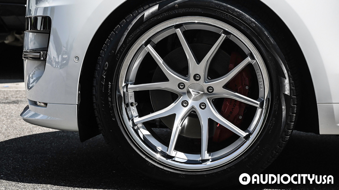 2025 Land Rover Range Rover Sport on 22" Ferrada Wheels FR2 Silver ...