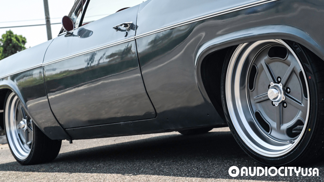 1966 Chevrolet Impala on 20" American Racing Wheels VN511 Salt Flat Mag ...