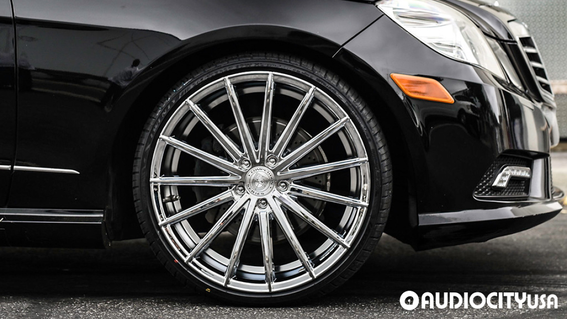 2013 Mercedes-Benz E-Class on 20" Lexani Wheels Pegasus Chrome ...