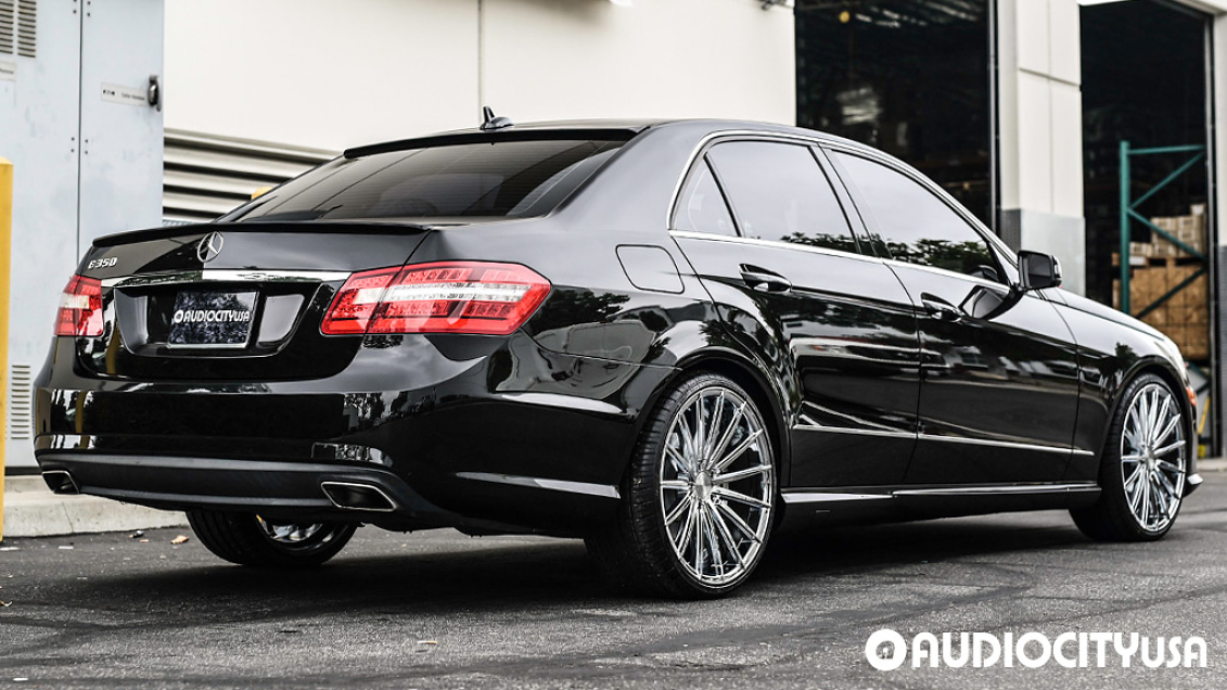 2013 Mercedes-Benz E-Class on 20" Lexani Wheels Pegasus Chrome ...