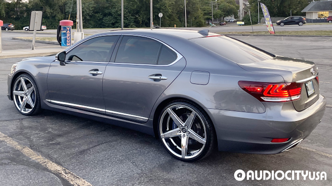 2010 Lexus LS Series on 22" Lexani Wheels R-Four Chrome | Gallery ...
