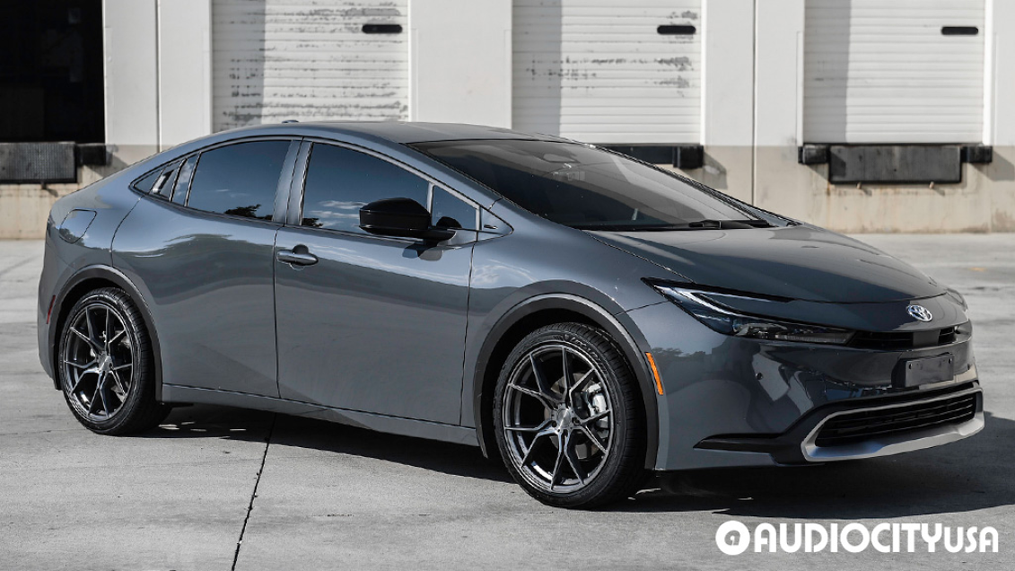 2025 Toyota Prius on 19" Stance Wheels SF07 Brushed Dual Gunmetal ...