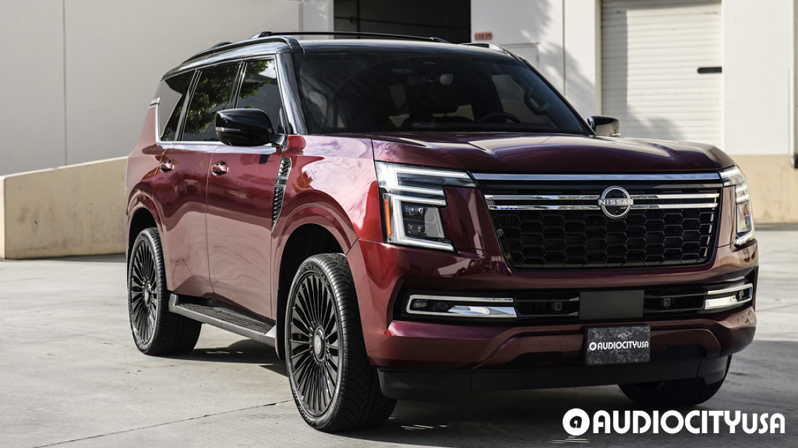 2025 Nissan Armada on 24" Gianna Wheels Lusso Gloss Black | Gallery ...