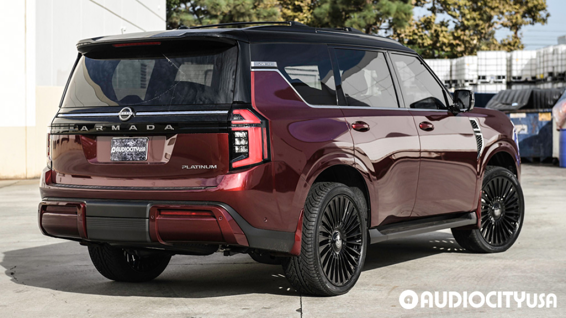 2025 Nissan Armada on 24" Gianna Wheels Lusso Gloss Black | Gallery ...