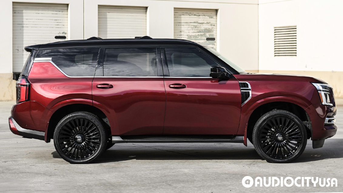 2025 Nissan Armada on 24" Gianna Wheels Lusso Gloss Black | Gallery ...