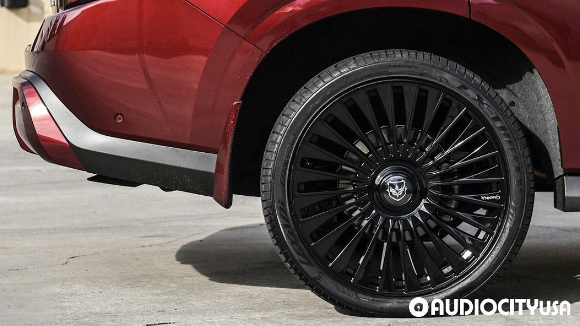 2025 Nissan Armada on 24" Gianna Wheels Lusso Gloss Black | Gallery ...