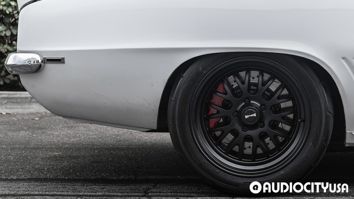 1969 Chevrolet Camaro on 18" Ridler Wheels 607 Matte Black | Gallery ...
