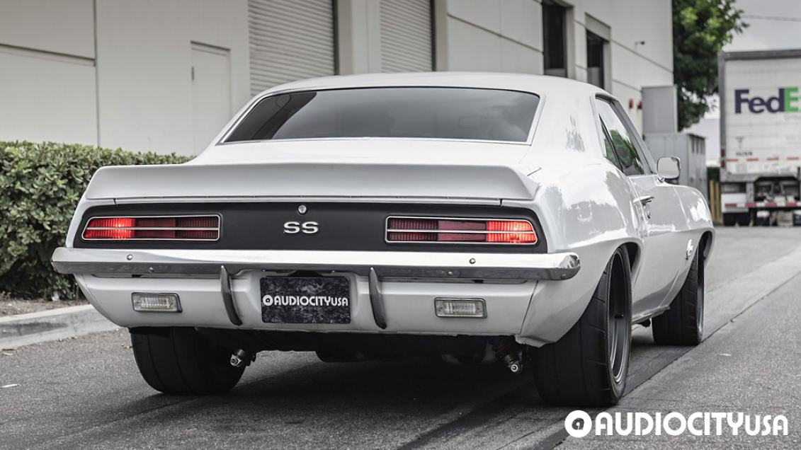 1969 Chevrolet Camaro on 18" Ridler Wheels 607 Matte Black | Gallery ...