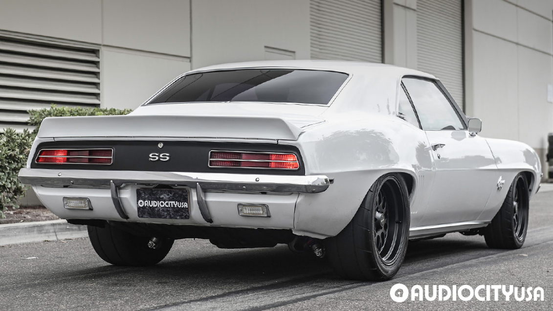 1969 Chevrolet Camaro on 18" Ridler Wheels 607 Matte Black | Gallery ...