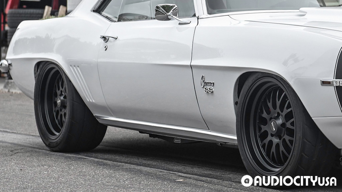 1969 Chevrolet Camaro on 18" Ridler Wheels 607 Matte Black | Gallery ...