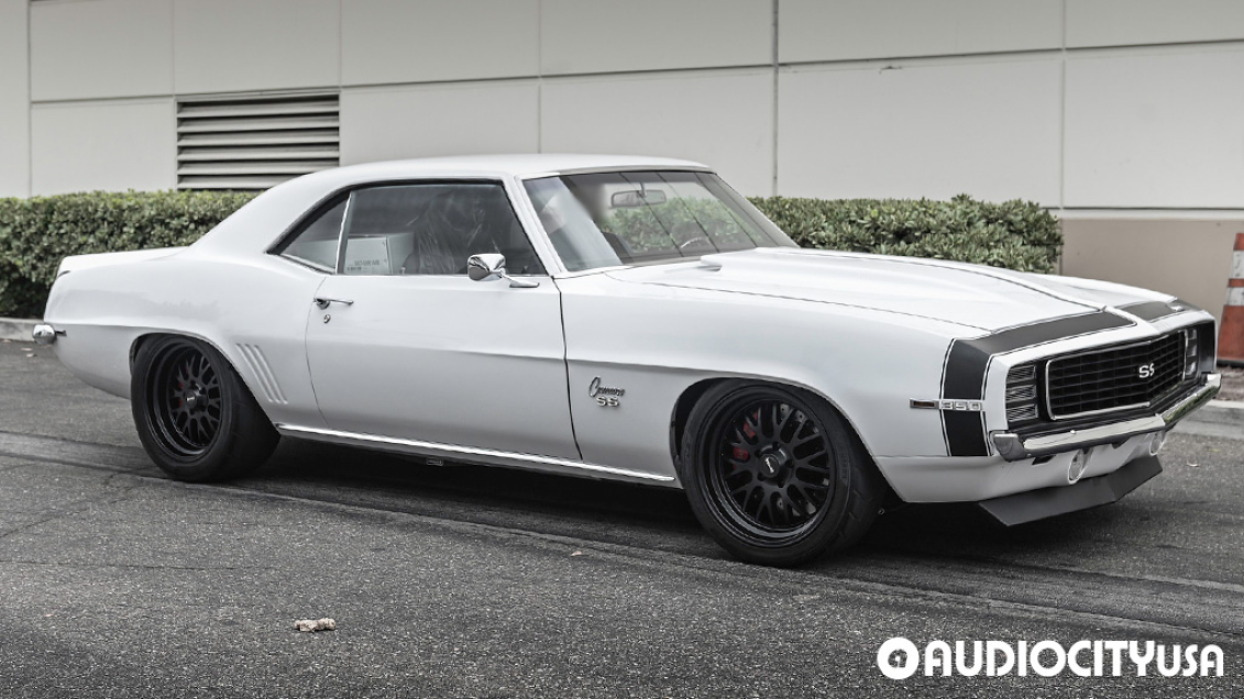 1969 Chevrolet Camaro on 18" Ridler Wheels 607 Matte Black | Gallery ...