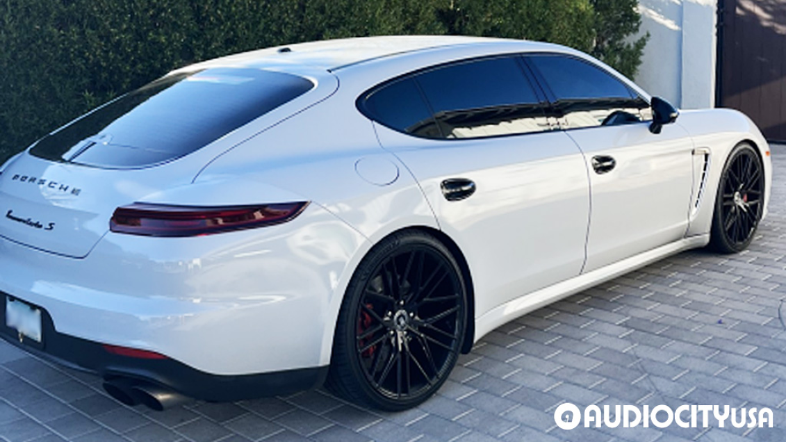2014 Porsche Panamera on 22" Road Force Wheels RF13 Gloss Black ...