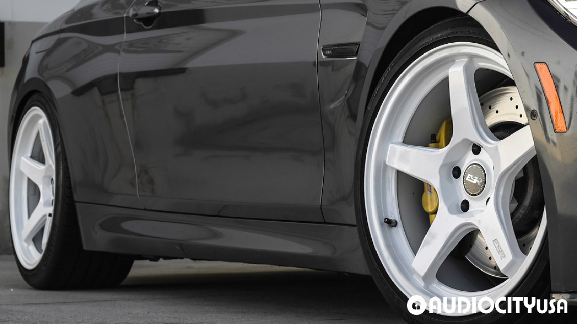 2017 BMW M4 on 19" ESR Wheels AP5C Gloss White | Gallery | AudioCityUSA