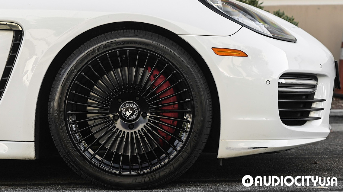 2015 Porsche Panamera on 20" Road Force Wheels RF35 Gloss Black ...