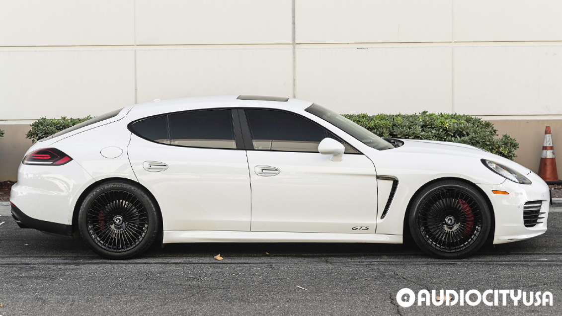 2015 Porsche Panamera on 20" Road Force Wheels RF35 Gloss Black ...