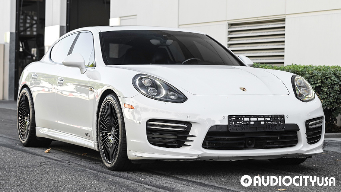 2015 Porsche Panamera on 20" Road Force Wheels RF35 Gloss Black ...