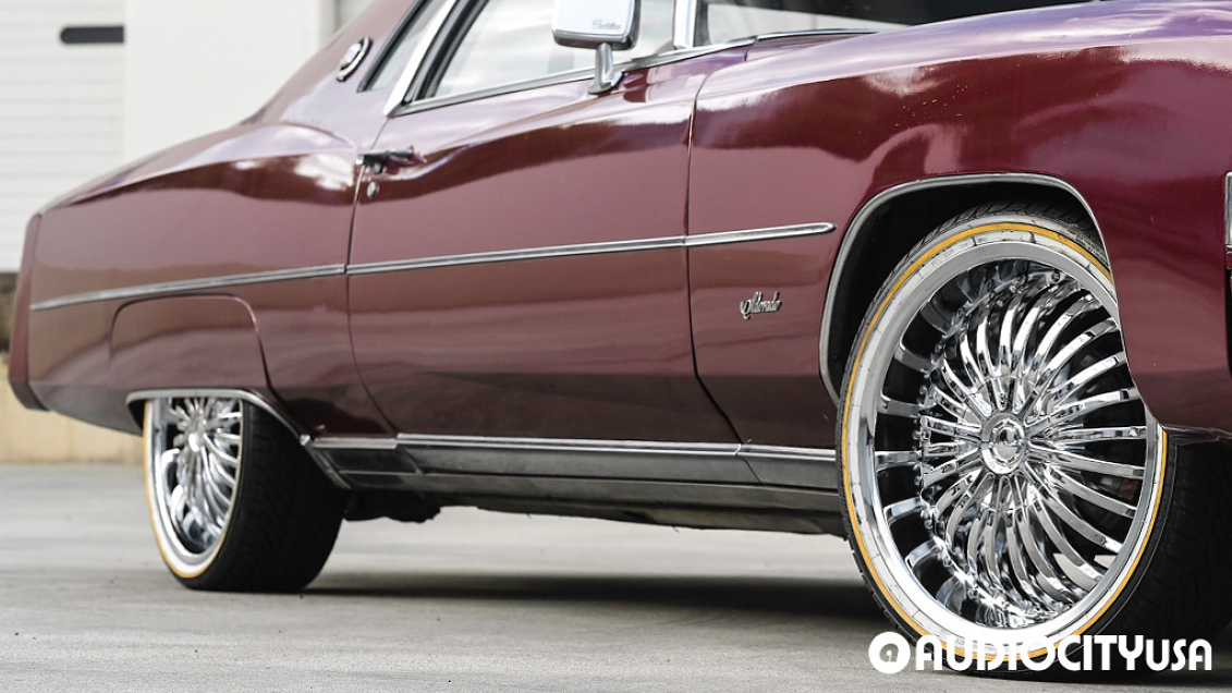 1974 Cadillac Eldorado on 20" Strada Wheels Spina Chrome | Gallery ...
