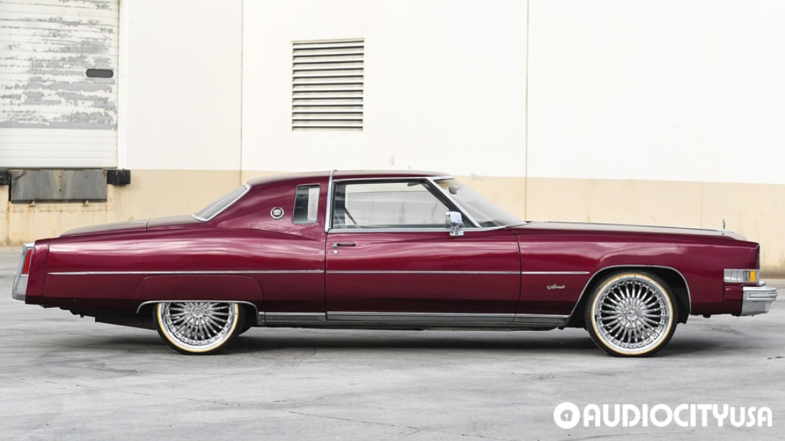 1974 Cadillac Eldorado on 20" Strada Wheels Spina Chrome | Gallery ...