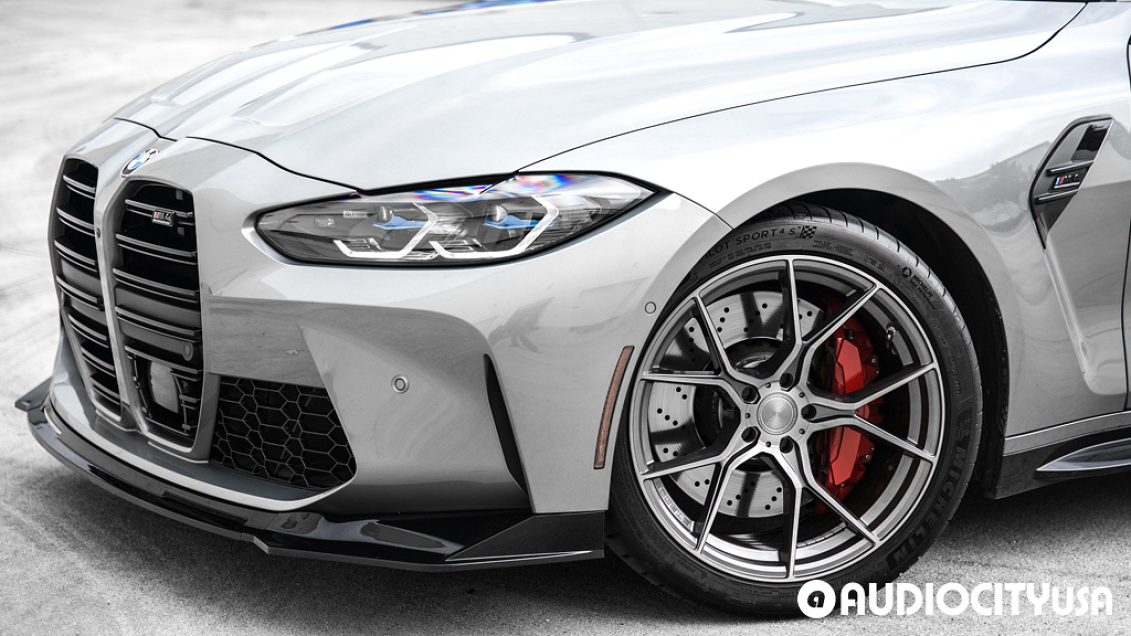 2022 BMW M4 on 19" Stance Wheels SF07 Brushed Dual Gunmetal | Gallery ...