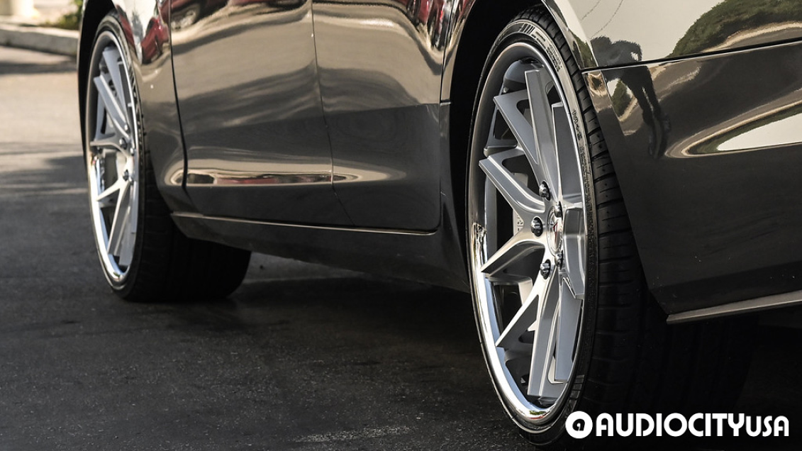 2017 Cadillac CTS on 20" Ferrada Wheels FR2 Silver Machined with Chrome ...