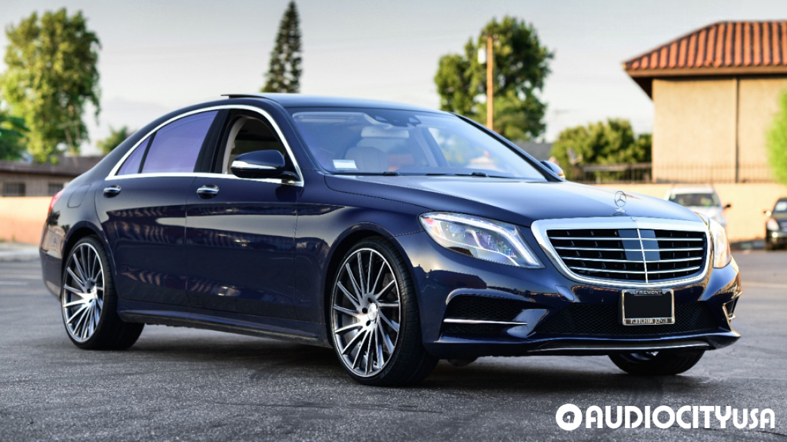 2016 Mercedes-Benz S-Class on 22" Road Force Wheels RF16 Gunmetal ...