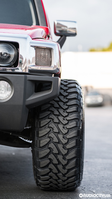 2010 Hummer H3 on 22" Fuel Wheels D509 Octane Matte Black | Gallery ...