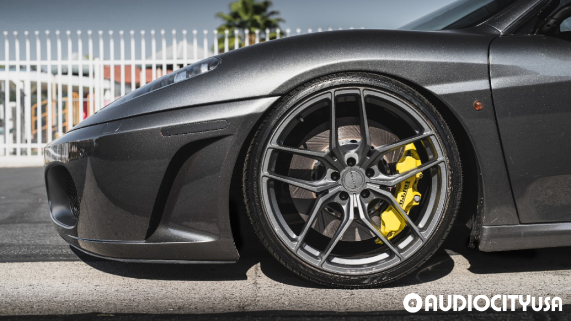 2009 Ferrari F430 on 20" Stance Wheels SF03 Brush Titanium | Gallery ...