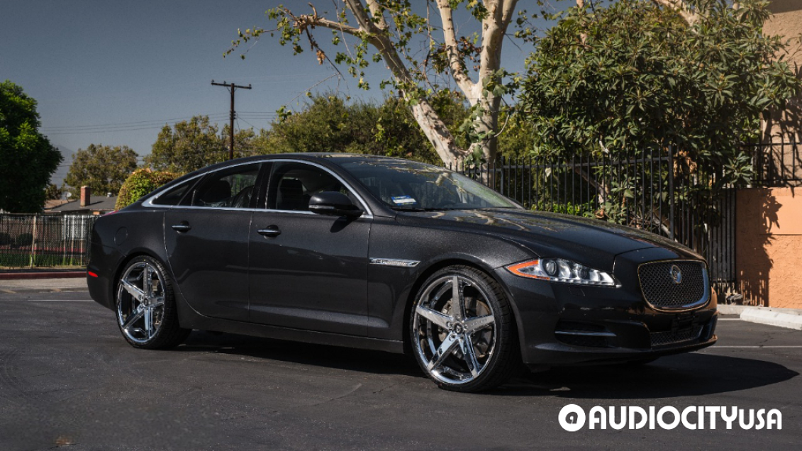 2013 Jaguar XJ on 22" Lexani Wheels R-Four Chrome | Gallery | AudioCityUSA
