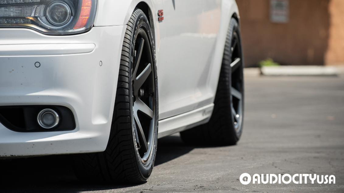 2012 Chrysler 300C SRT-8 on 20" Ferrada Wheels FR1 Matte Black with ...