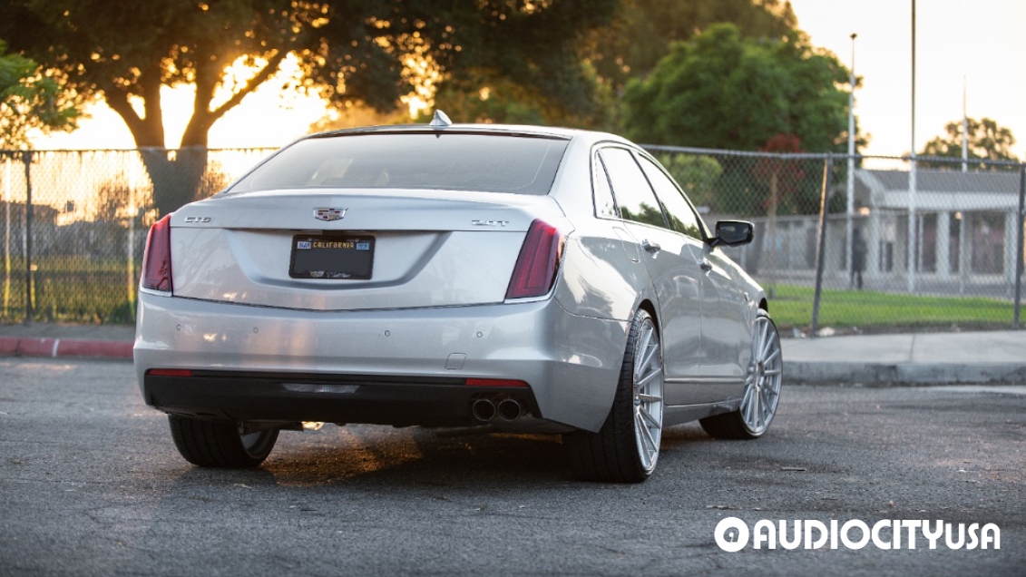 2017 Cadillac CT6 on 22" Road Force Wheels RF15 Silver Machined ...