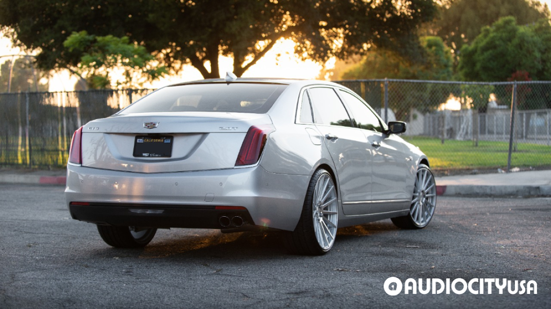 2017 Cadillac CT6 on 22" Road Force Wheels RF15 Silver Machined ...