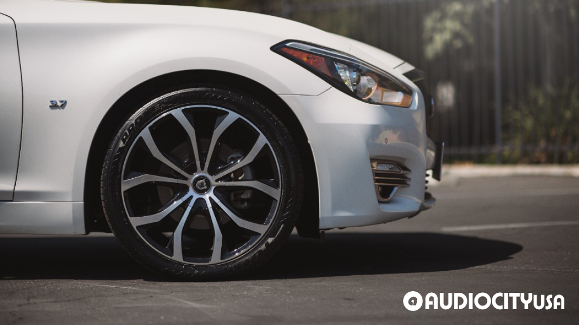 2017 Infiniti Q70 on 20" Lexani Wheels Lust Black Machined | Gallery ...
