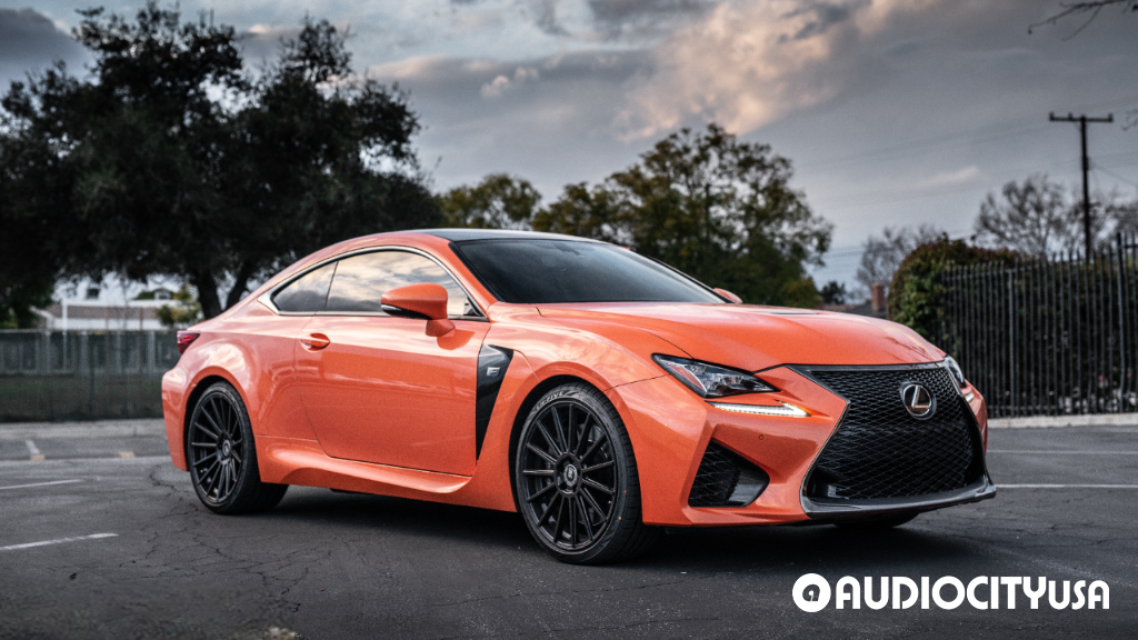 2016 Lexus RC-F on 20" Road Force Wheels RF15 Gloss Black | Gallery ...