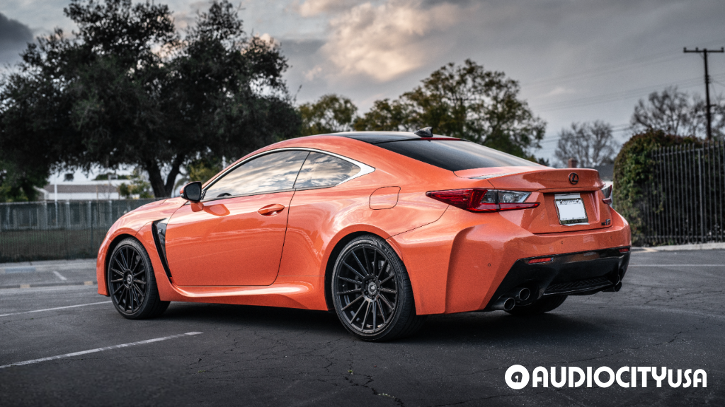 2016 Lexus RC-F on 20" Road Force Wheels RF15 Gloss Black | Gallery ...
