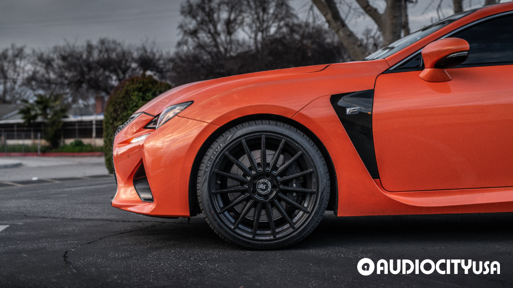 2016 Lexus RC-F on 20" Road Force Wheels RF15 Gloss Black | Gallery ...