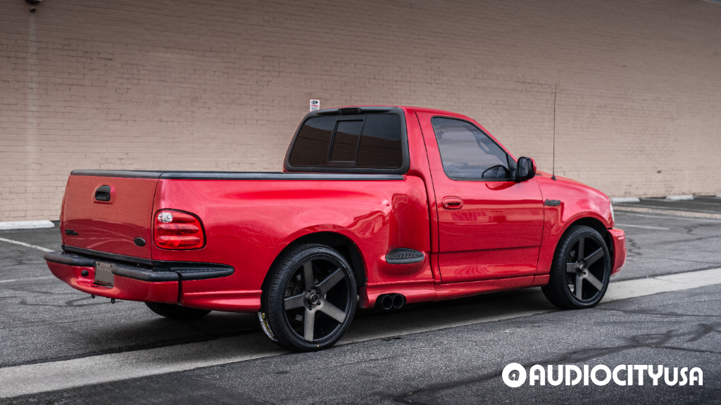 2000 Ford F-150 on 22" DUB Wheels Baller S116 Black with Machined Face ...