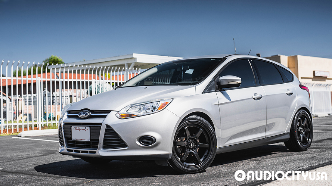 2013 Ford Focus on 18" NS Wheels Tuner NS1507 Matte Black | Gallery ...