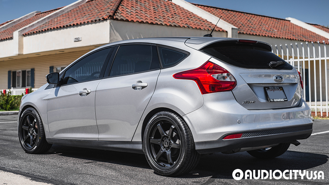 2013 Ford Focus on 18" NS Wheels Tuner NS1507 Matte Black | Gallery ...