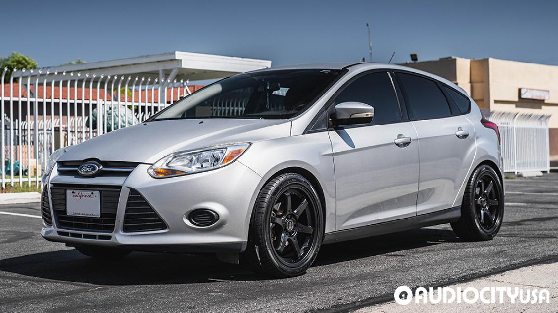 2013 Ford Focus on 18" NS Wheels Tuner NS1507 Matte Black | Gallery ...