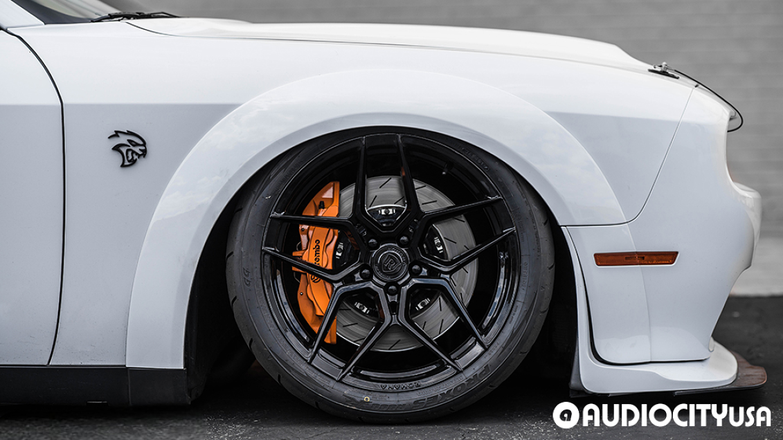 2018 Dodge Challenger SRT Widebody on 20" Rohana Wheels RFX11 Gloss ...